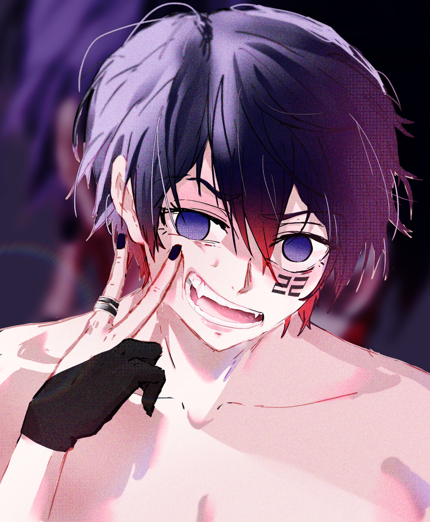 Anime Boy Peace Sign