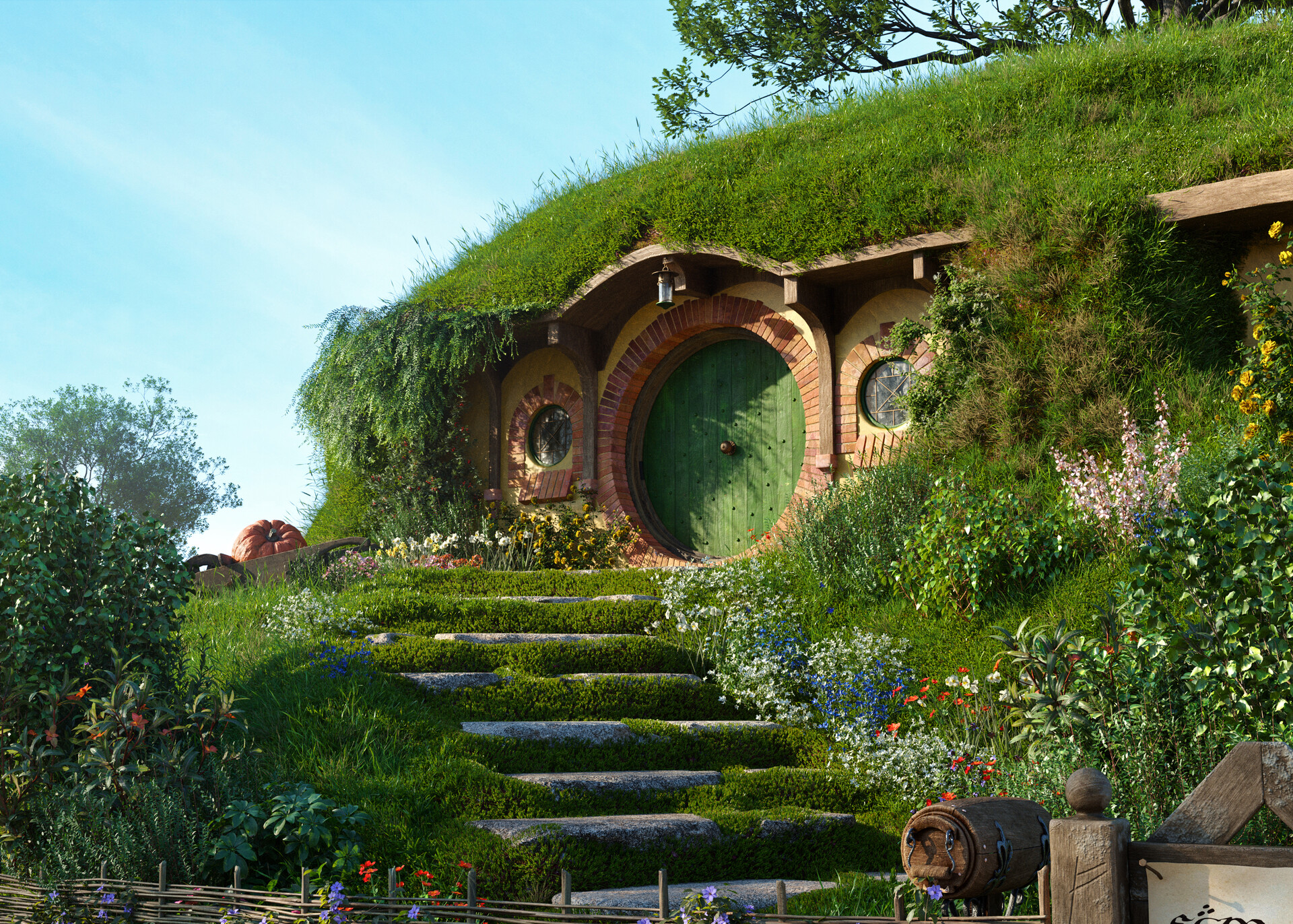 ArtStation - Hobbit House