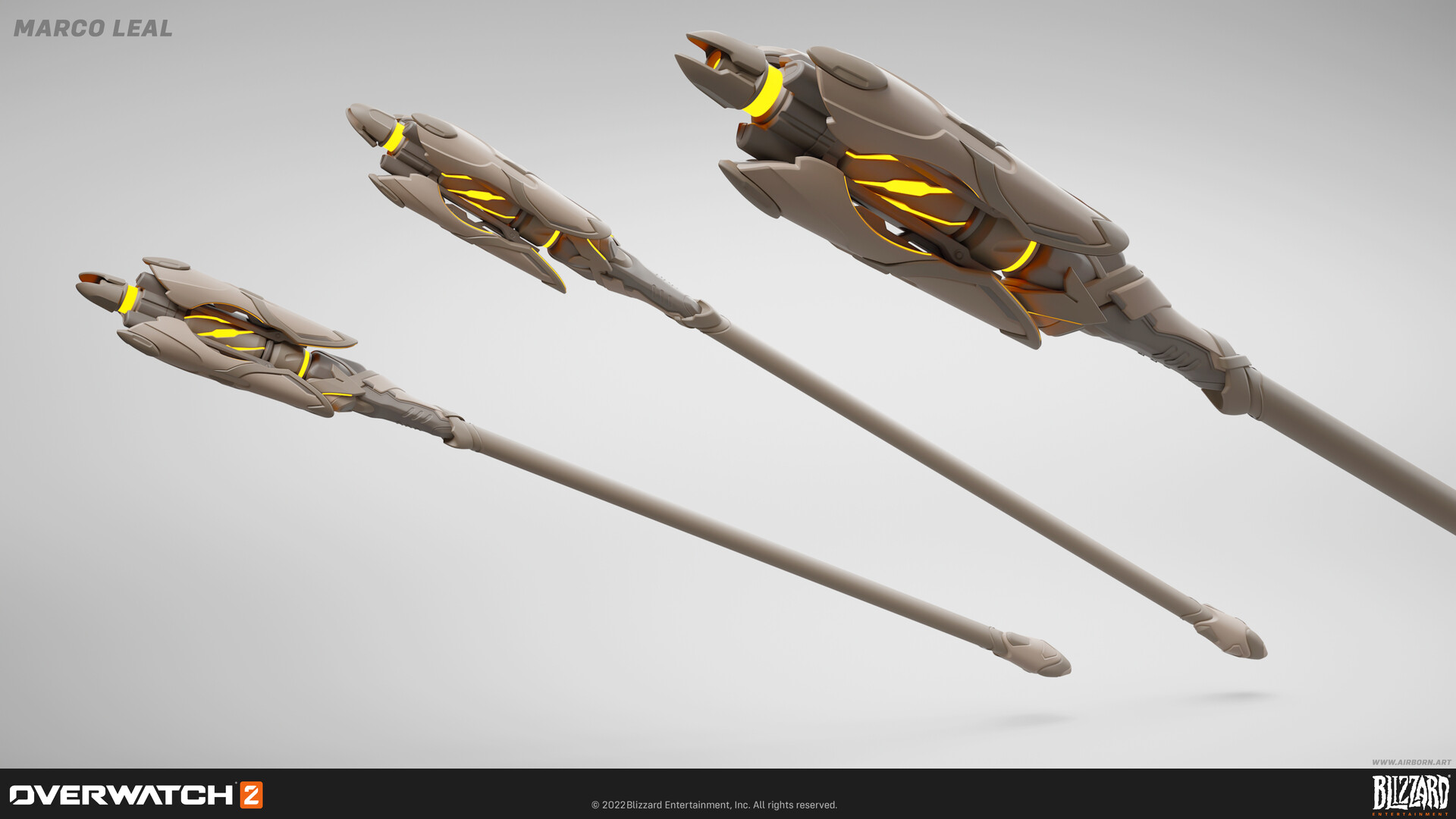 Airborn Studios - Overwatch 2 - Mercy Weapons