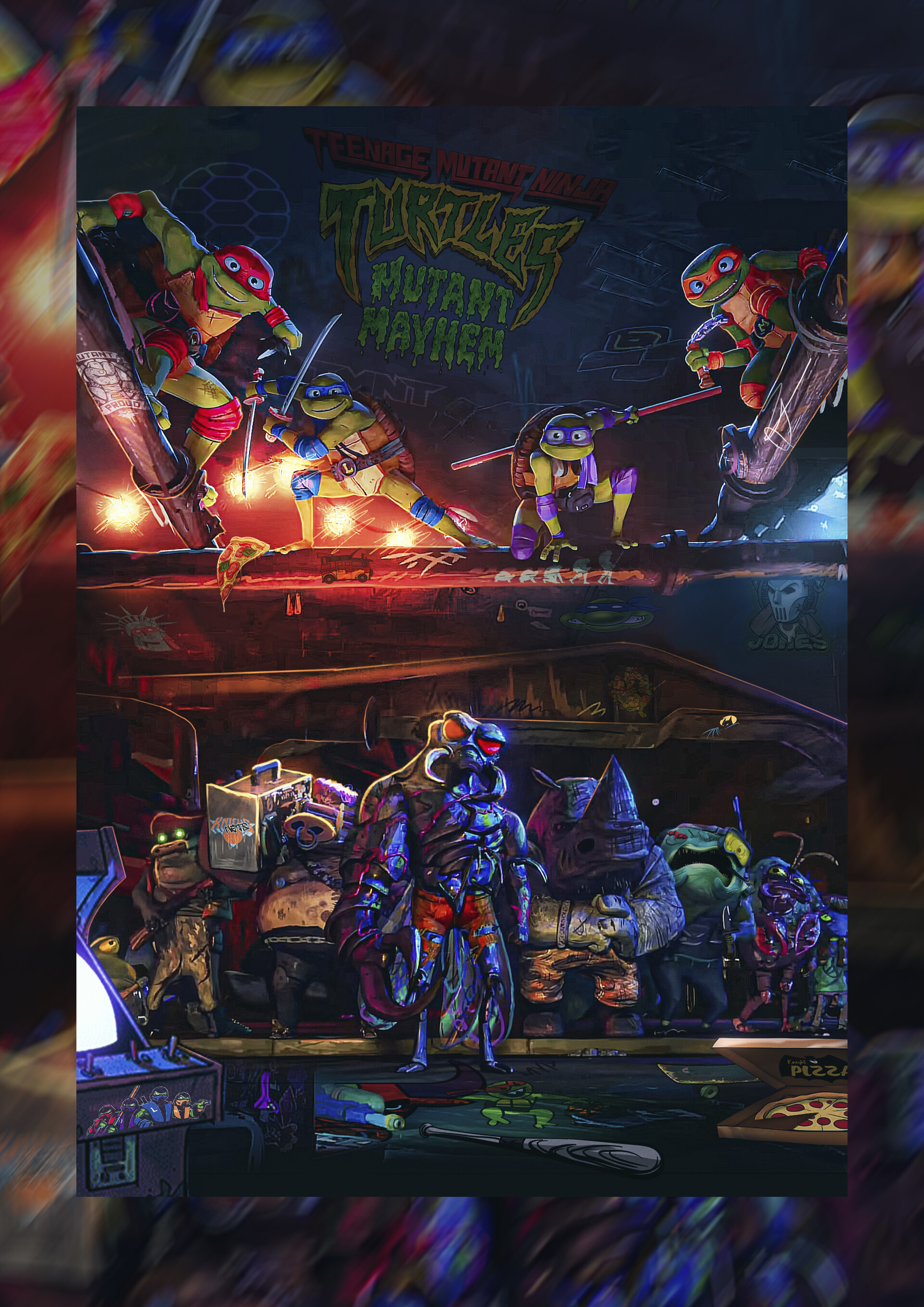 ArtStation - TMNT: Mutant Mayhem - Concept Poster
