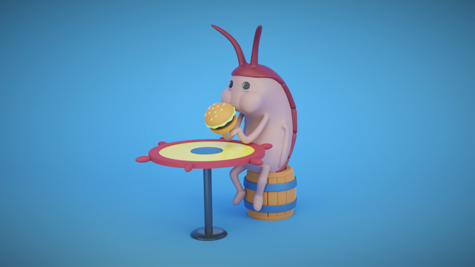 Alén Kalauz - Spongebob Cartoon cockroach