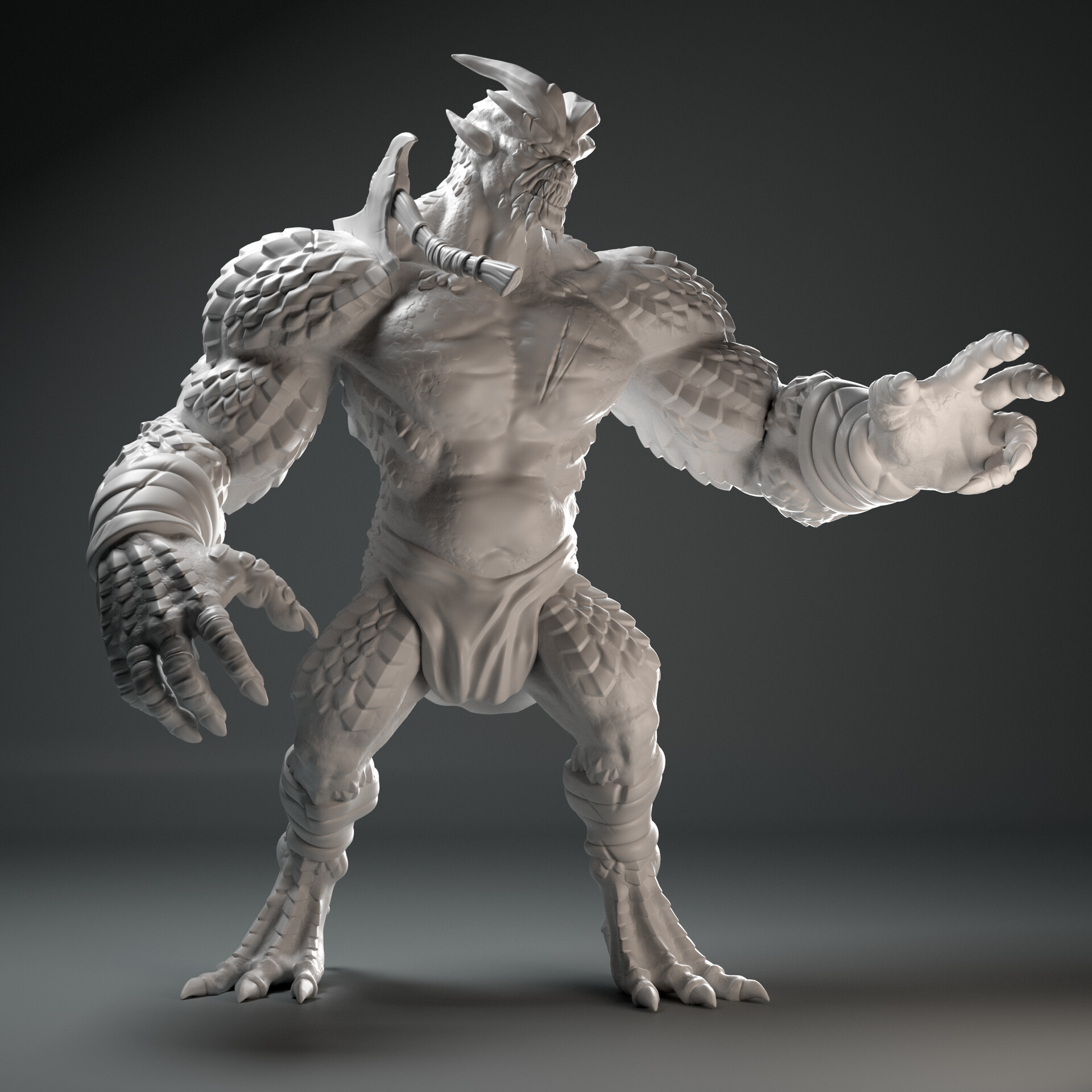 ArtStation - Dragon Man