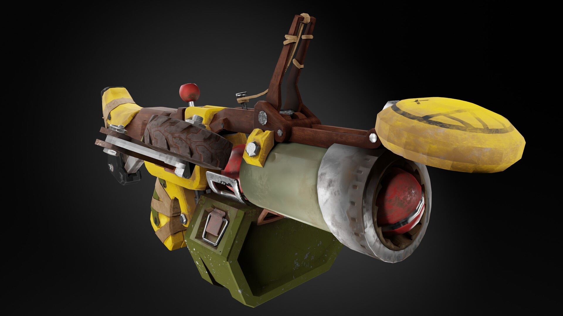 Sakthi Dharun - Junkrat Gun - Overwatch Fan Art