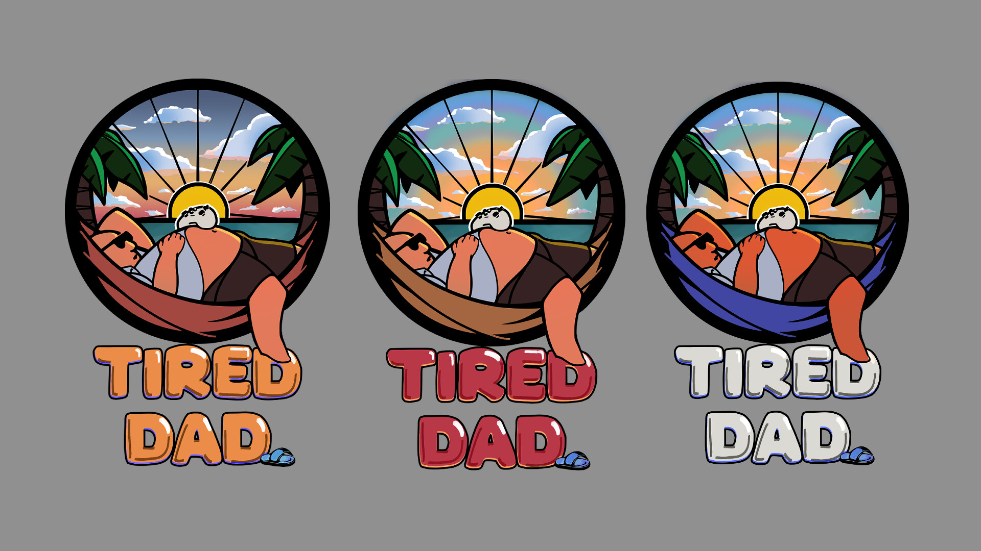 ArtStation - Tired Dad -- Gamer Guild Logo