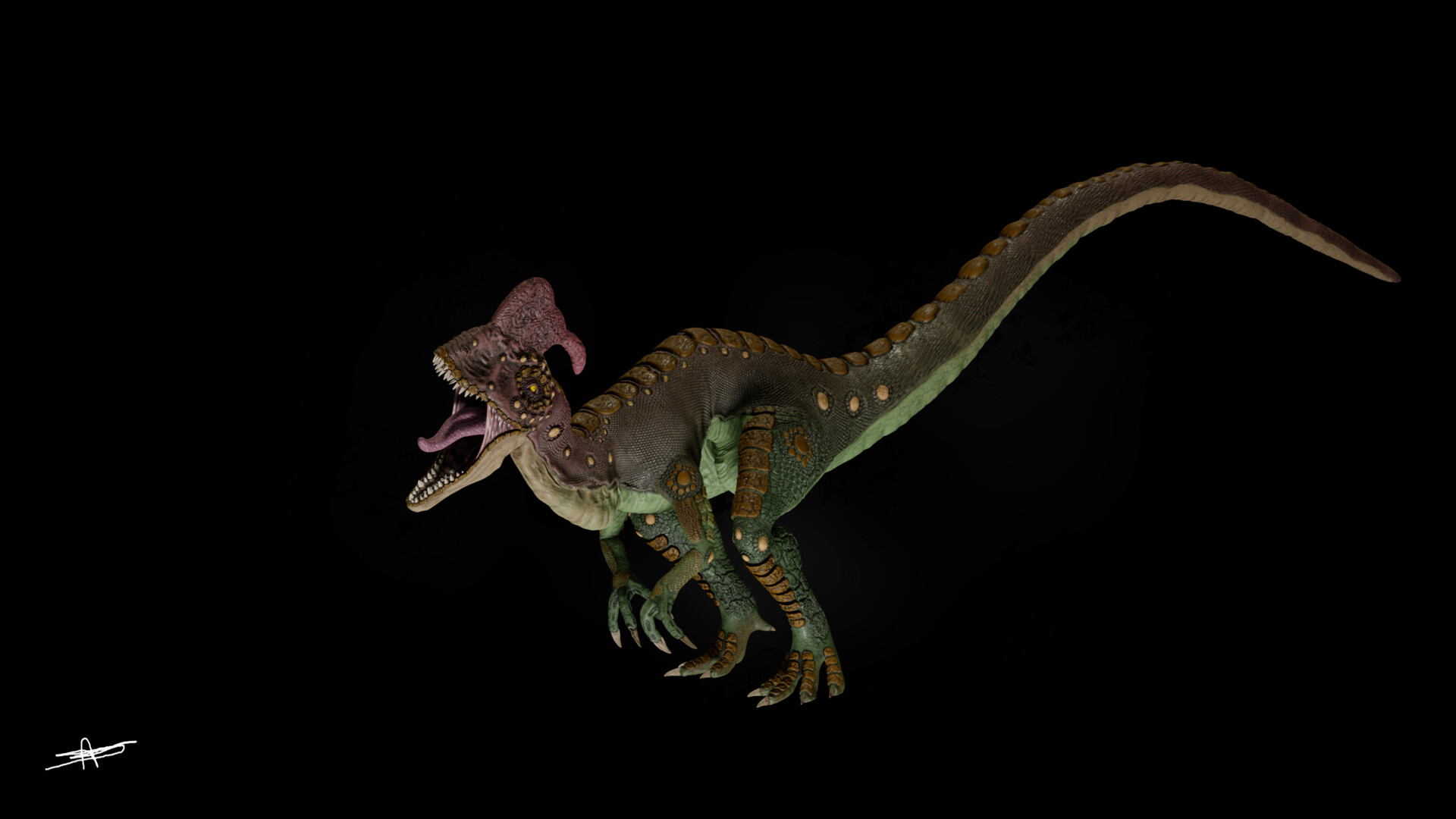 ArtStation - "Monolophosaurus"