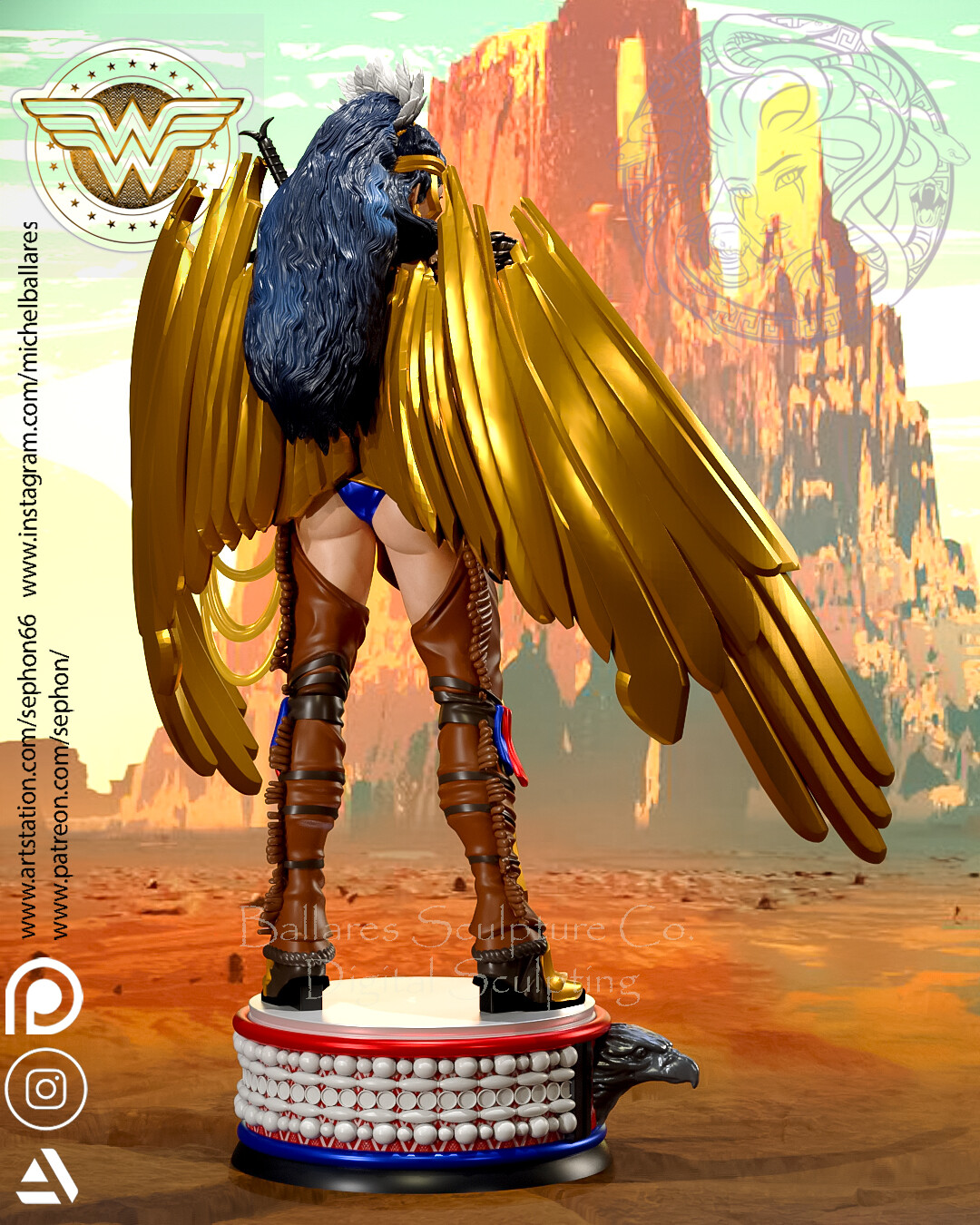 Michel Ballares Rodriguez - WONDER WOMAN ALTERNATIVE HEROES BY CREATIVE ...