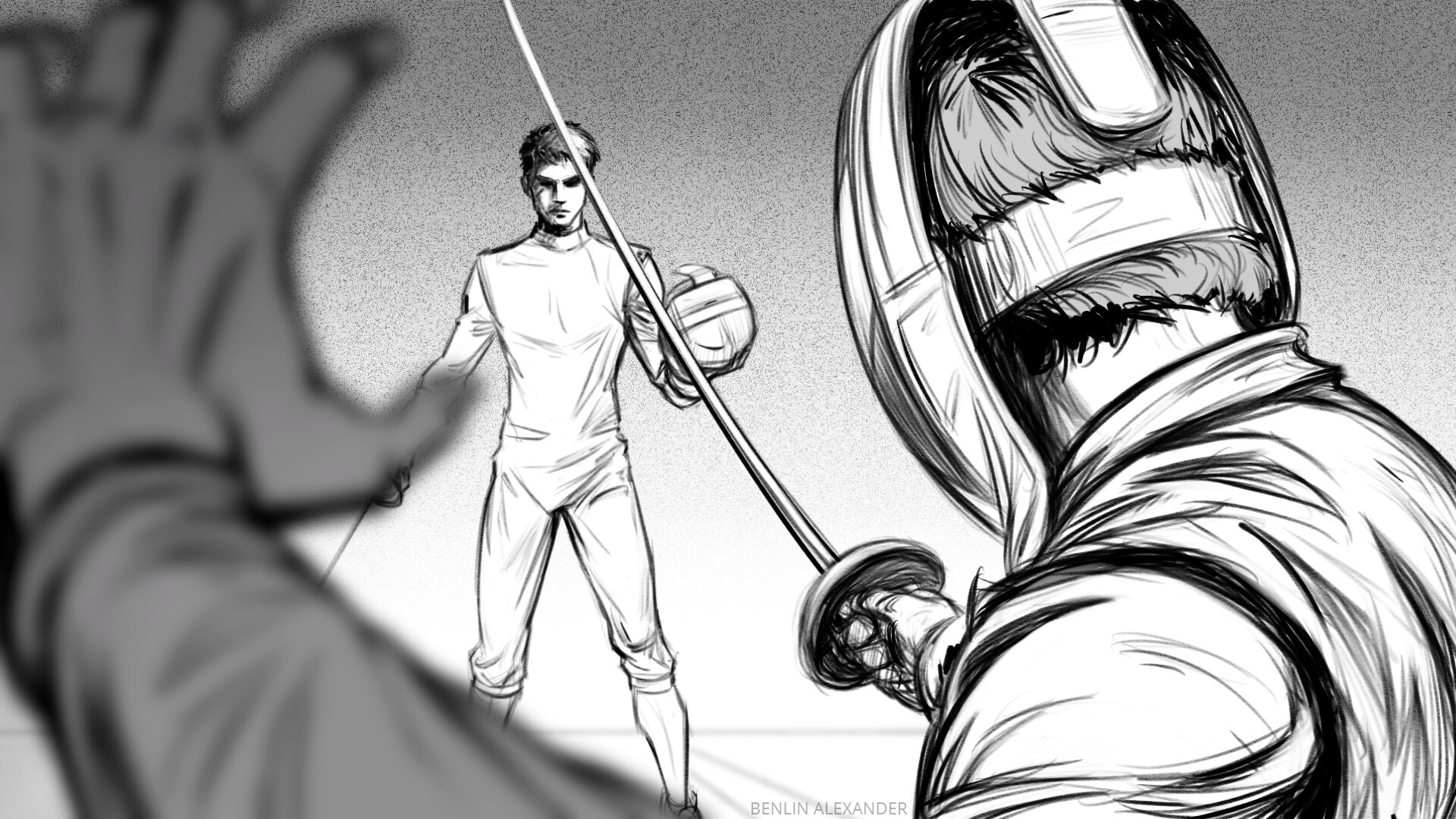 ArtStation - Fencer Imagination Drawing 4