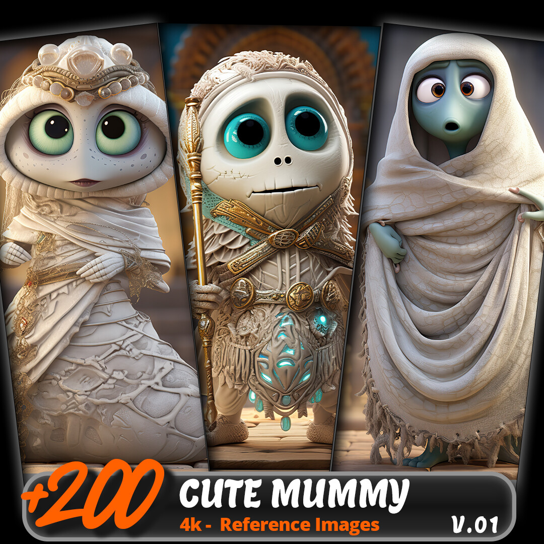 ArtStation - CUTE MUMMY VOL. 01/ 4K/ Reference Image