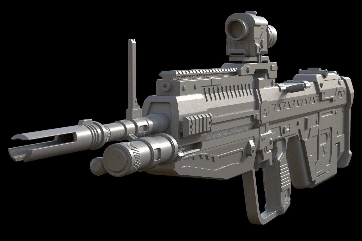 ArtStation - Halo Reach DMR designed for 3D printing
