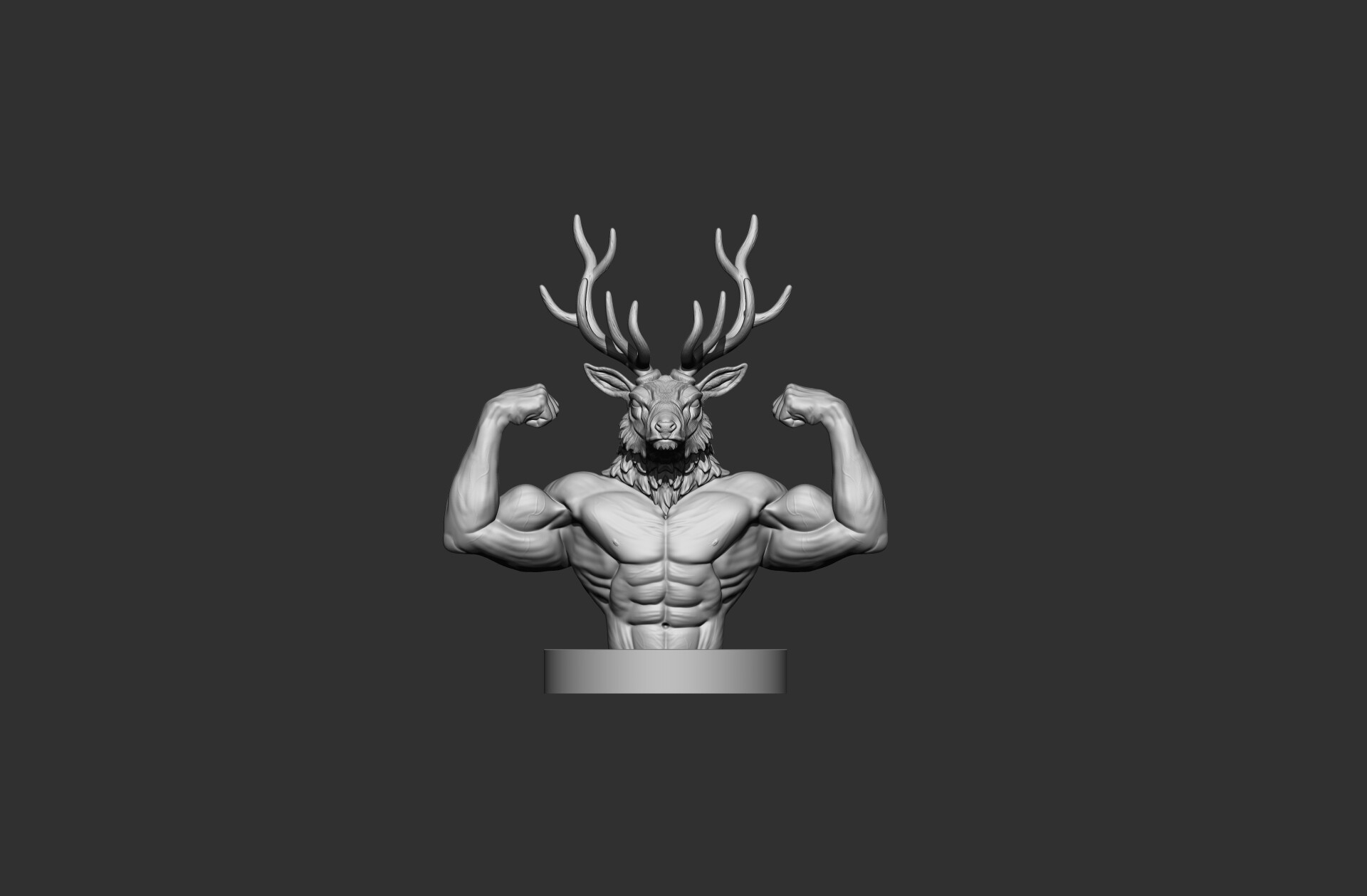 ArtStation - Muscle Reindeer