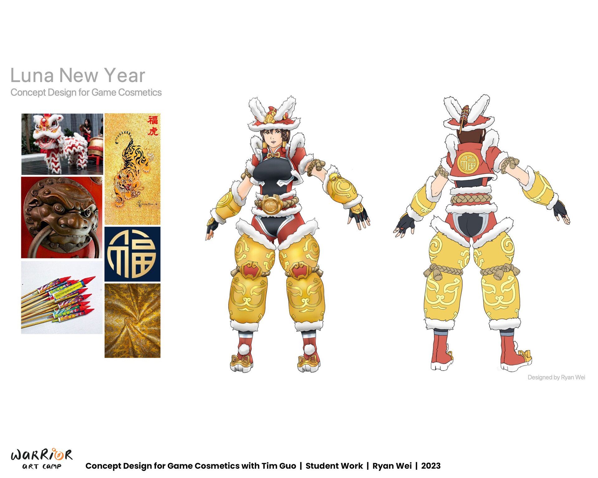 ArtStation - Ryan Wei | Concept Design for Game Cosmetics with Tim Guo (Mar 2023)