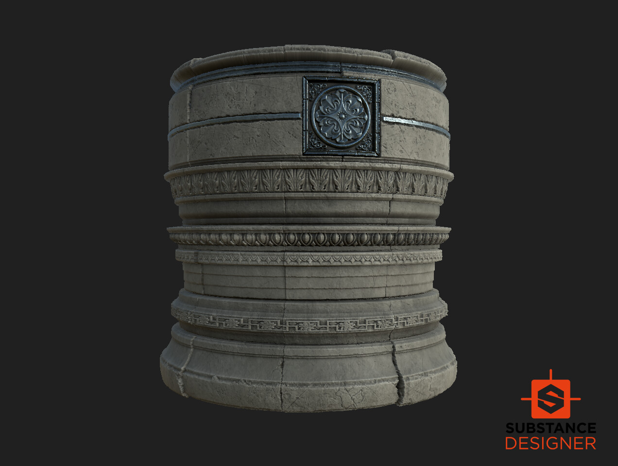 ArtStation - Wall Trim Material