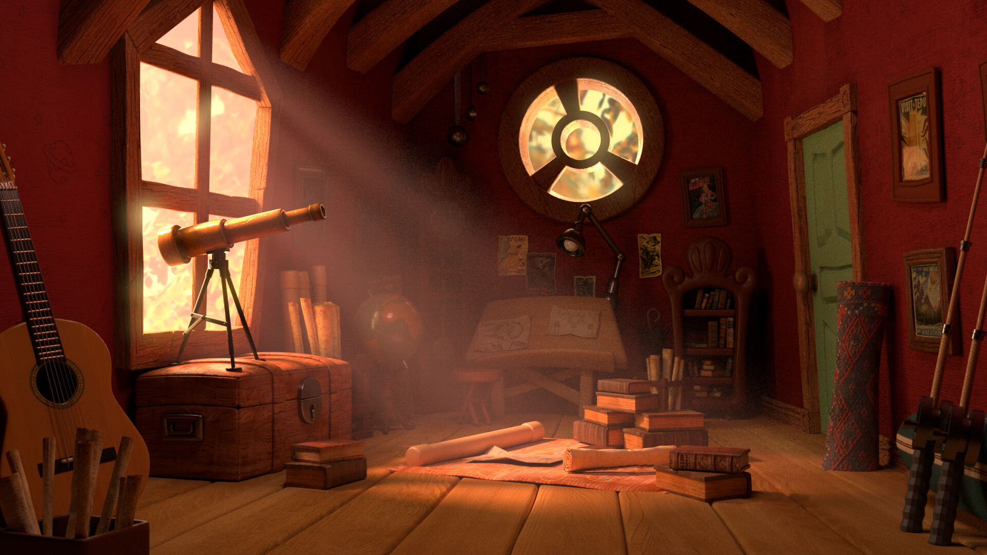ArtStation - The Attic