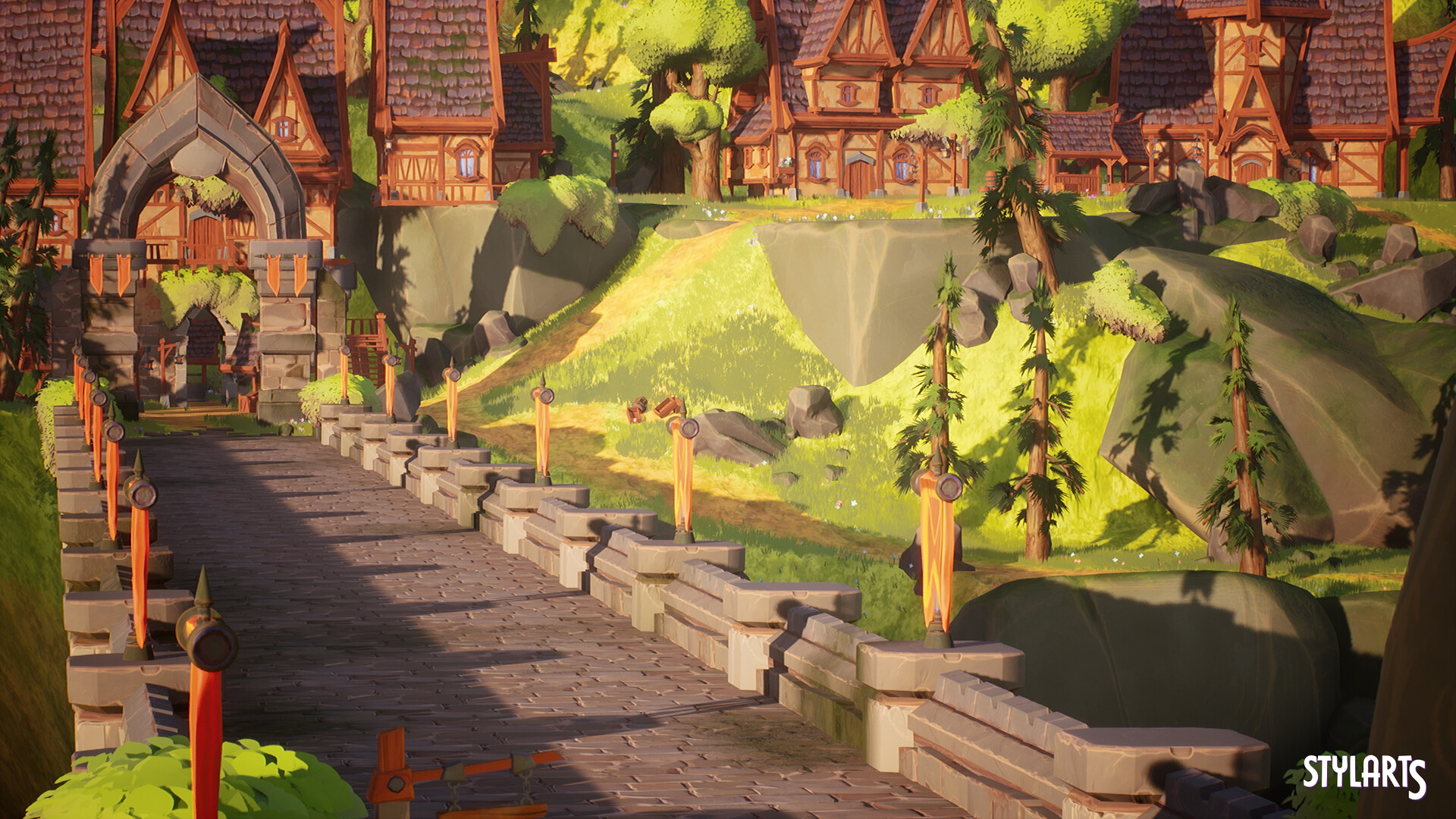 StylArts - Stylized Island Castle Environment