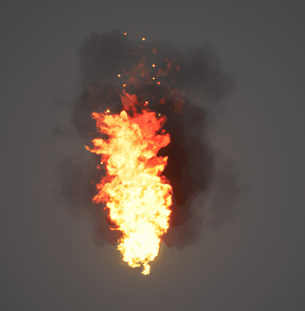 ArtStation - VFX_Fire_on_unreal