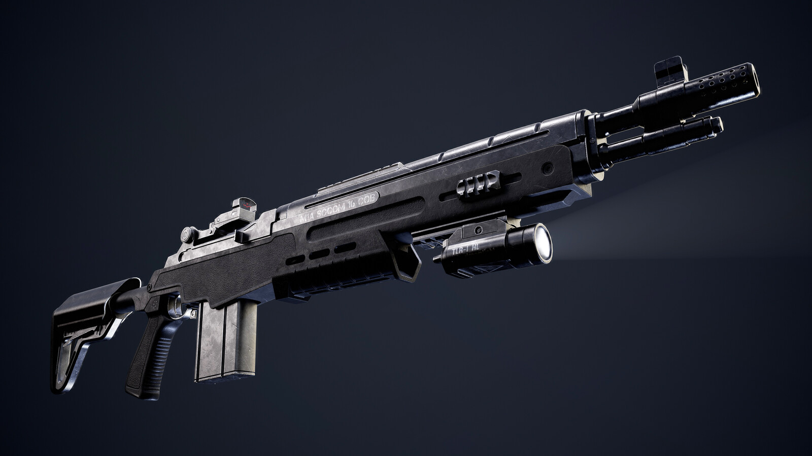 Areeb Jamal - M1A SOCOM 16 CQB - Customized