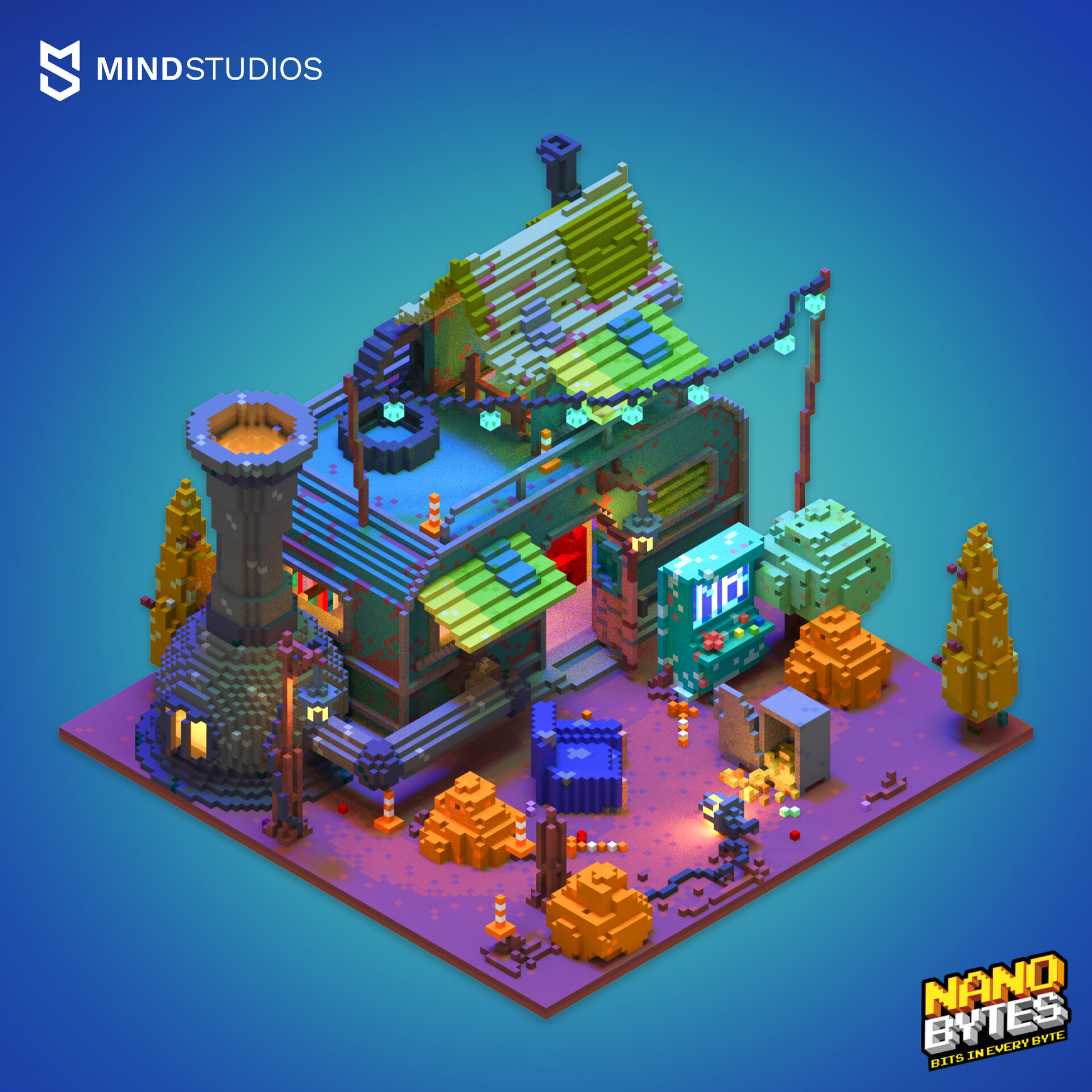 ArtStation - Voxel Thief House @ NanoBytes: ByteWorld