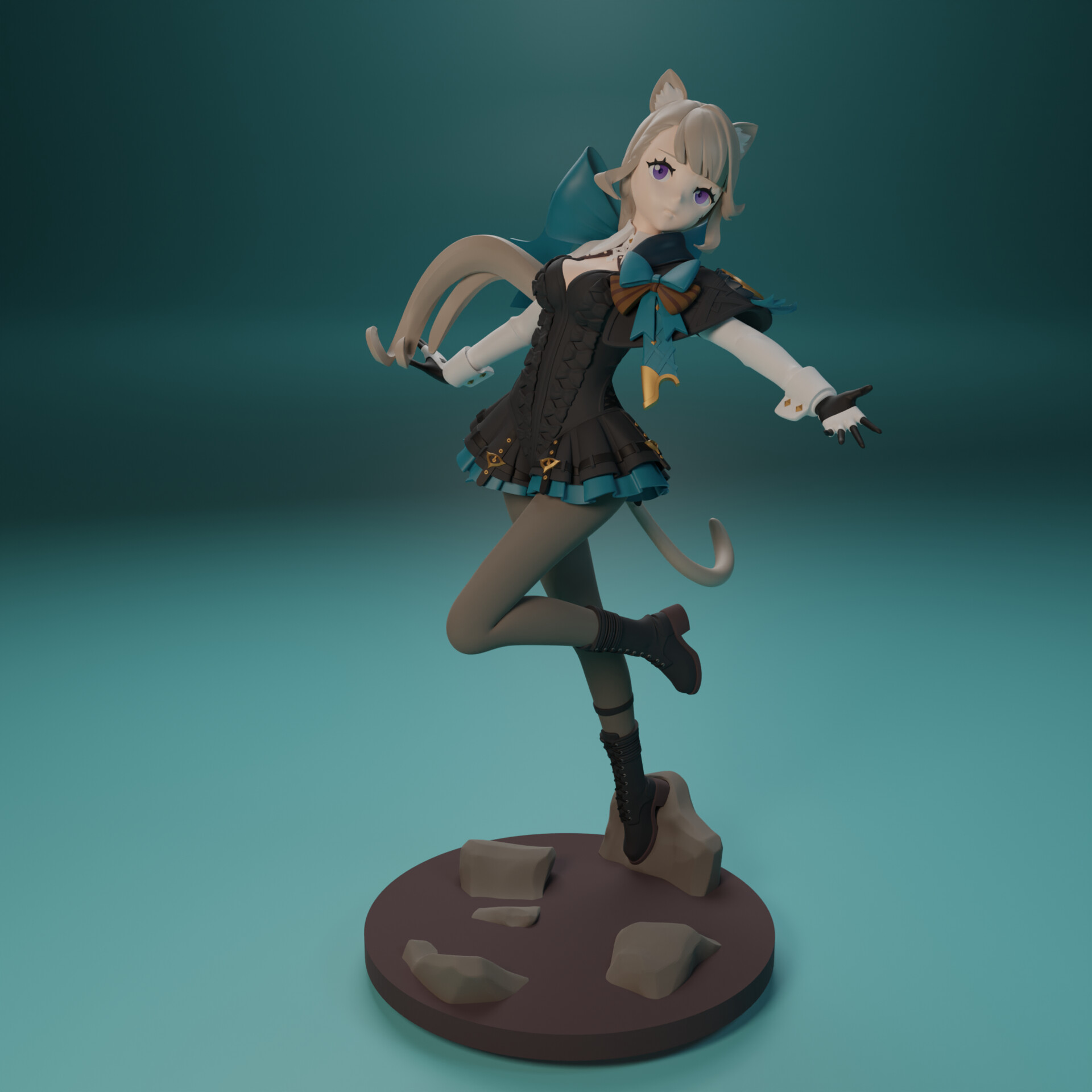 ArtStation - Lynette from Genshin Impact for 3d print