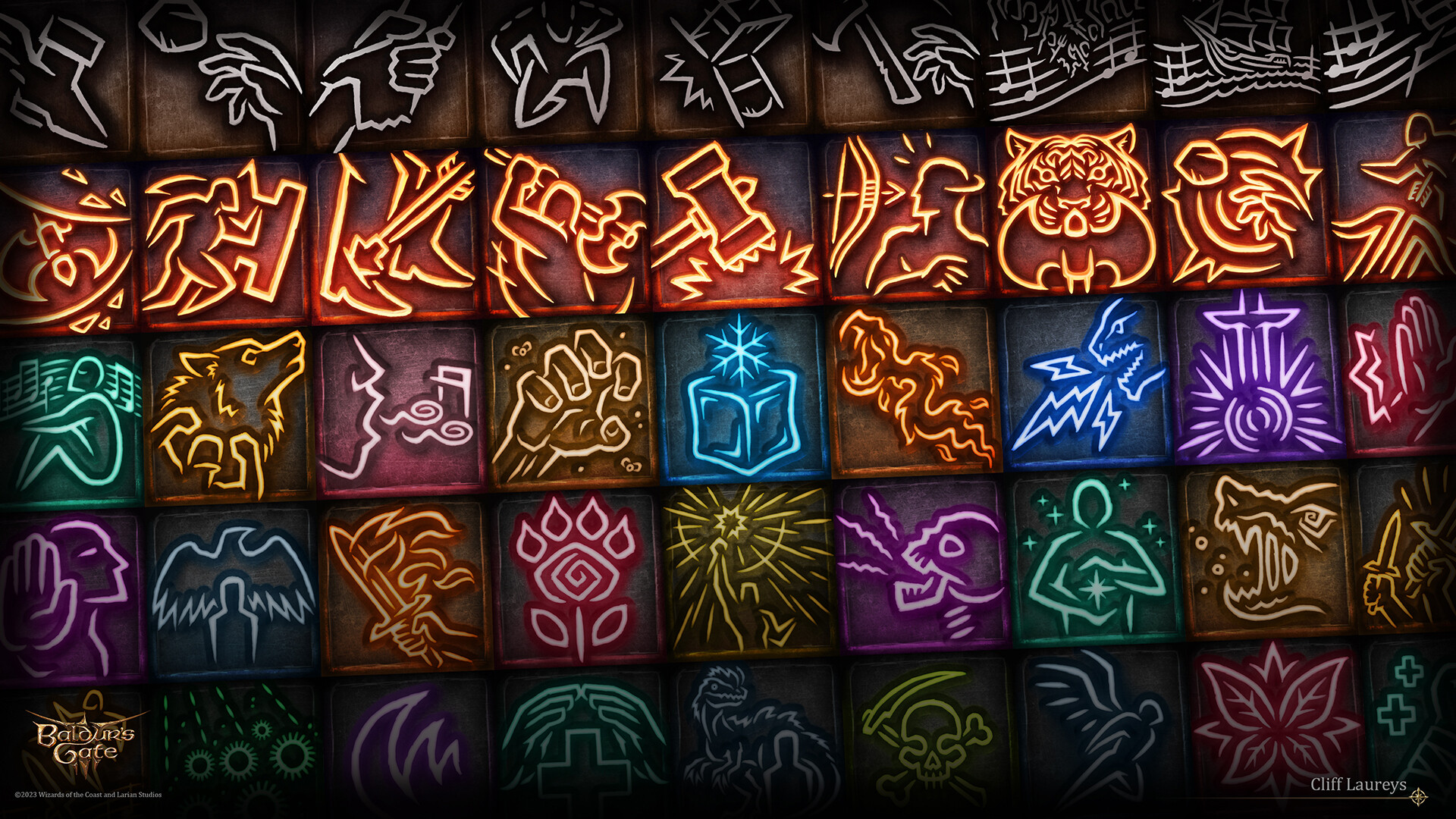 Cliff Laureys - Baldur's Gate 3 skill icons