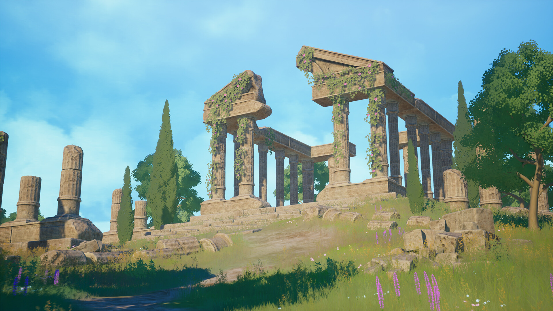 ArtStation - Stylized Environment Series - Ruins