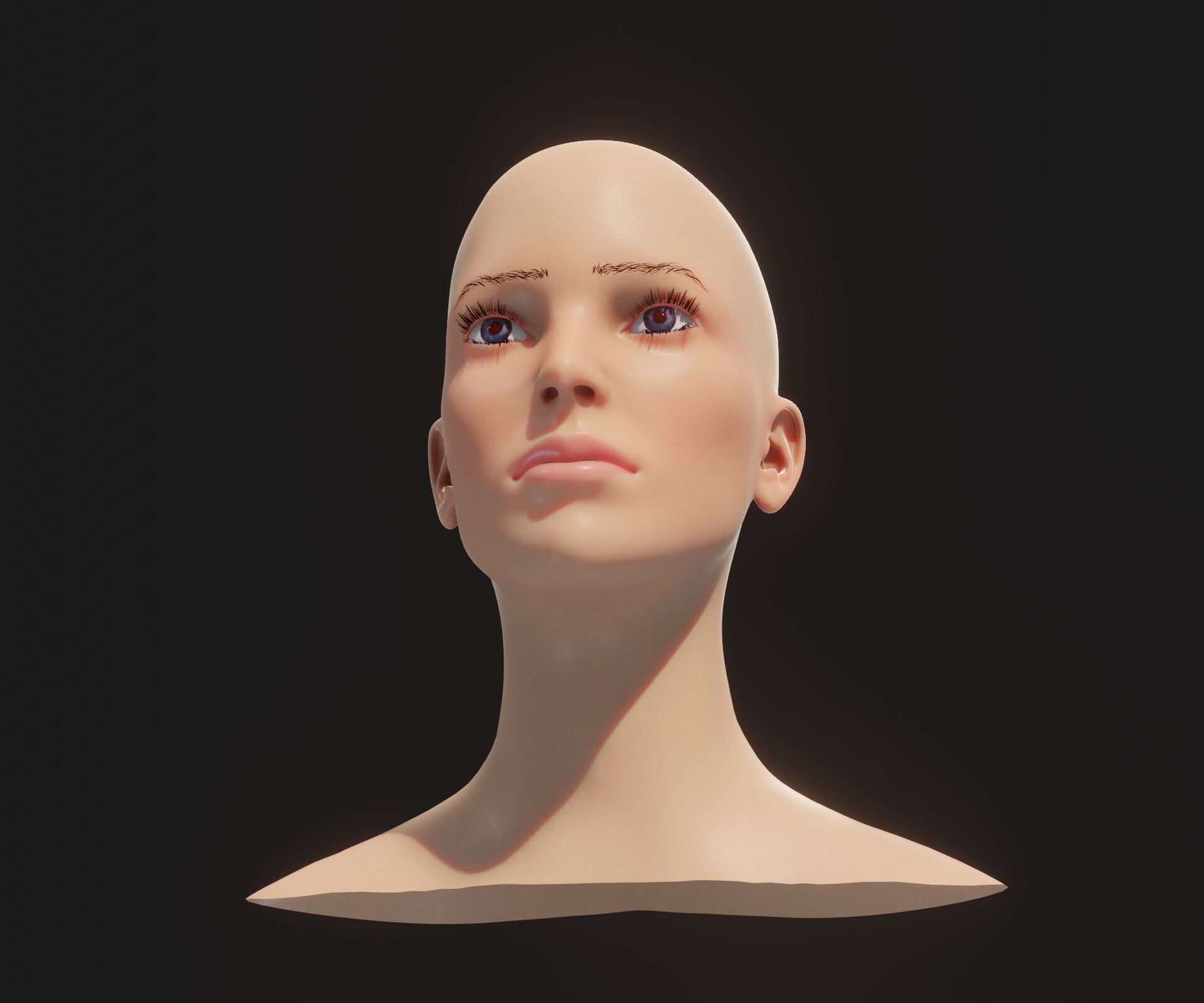 3D Disco - Realistic Male and Female Head 3D Model Animated with Facial ...