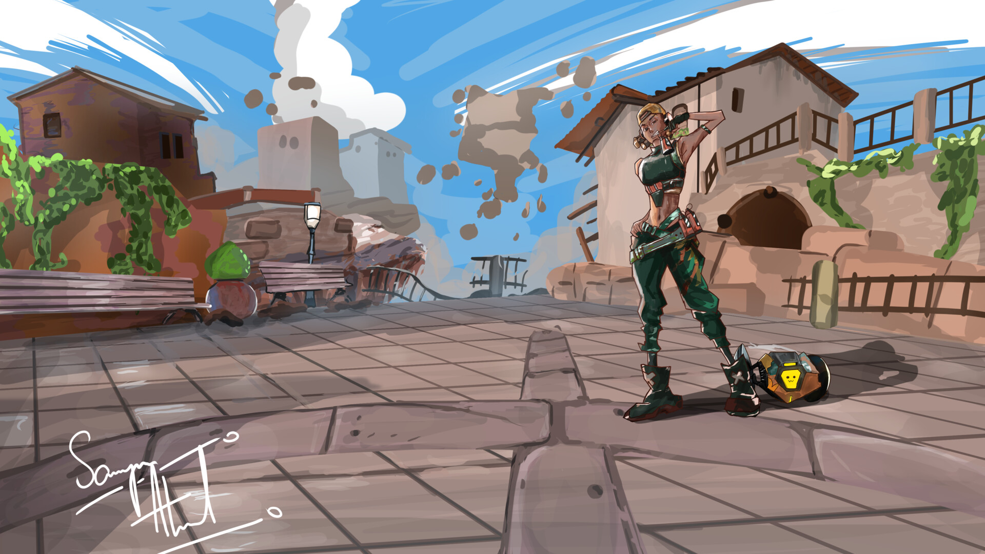 ArtStation - Valorant Raze Fanart