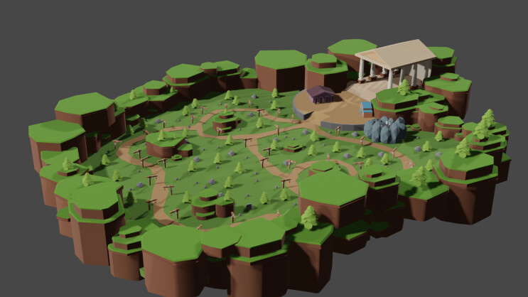 ArtStation - 3D Map Model