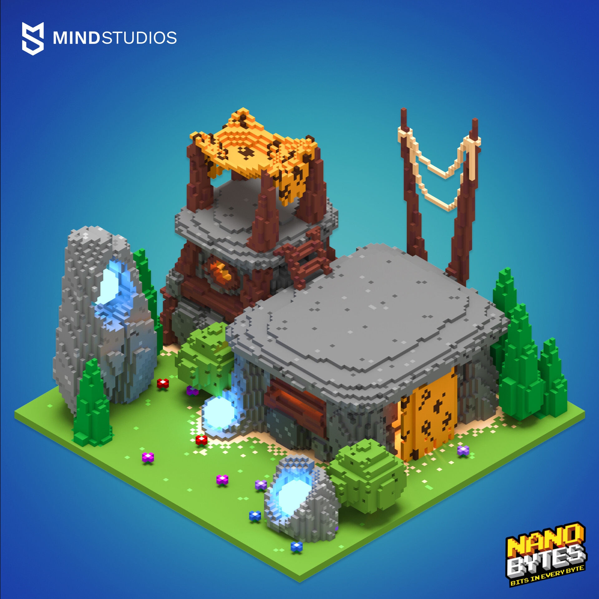 ArtStation - Voxel House of Crazy Ivan @ NanoBytes: ByteWorld