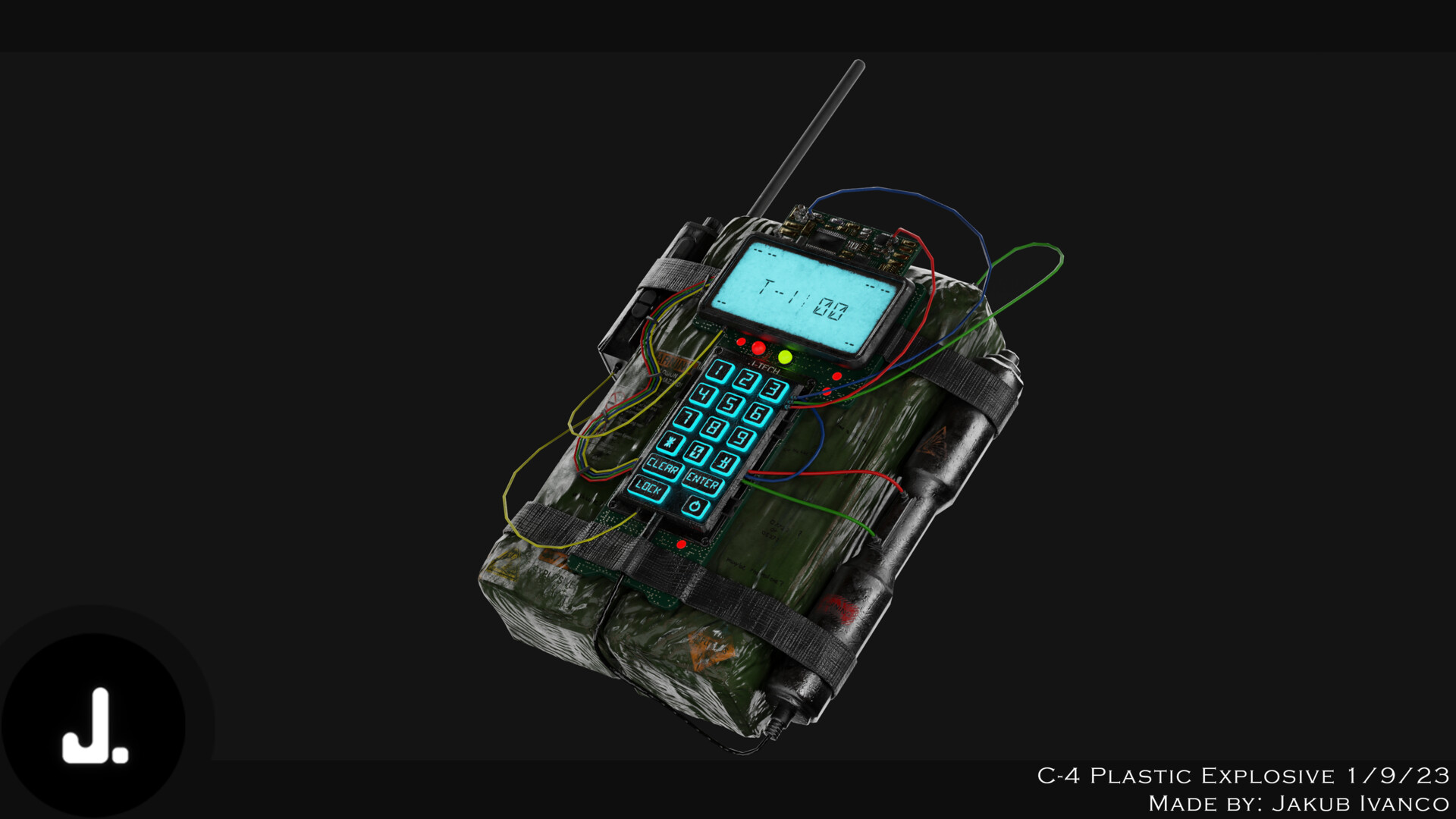 C4 Plastic Explosive - Buy Royalty Free 3D model by Jakub (@jacobb.3d) [524a1cd] - Sketchfab Store