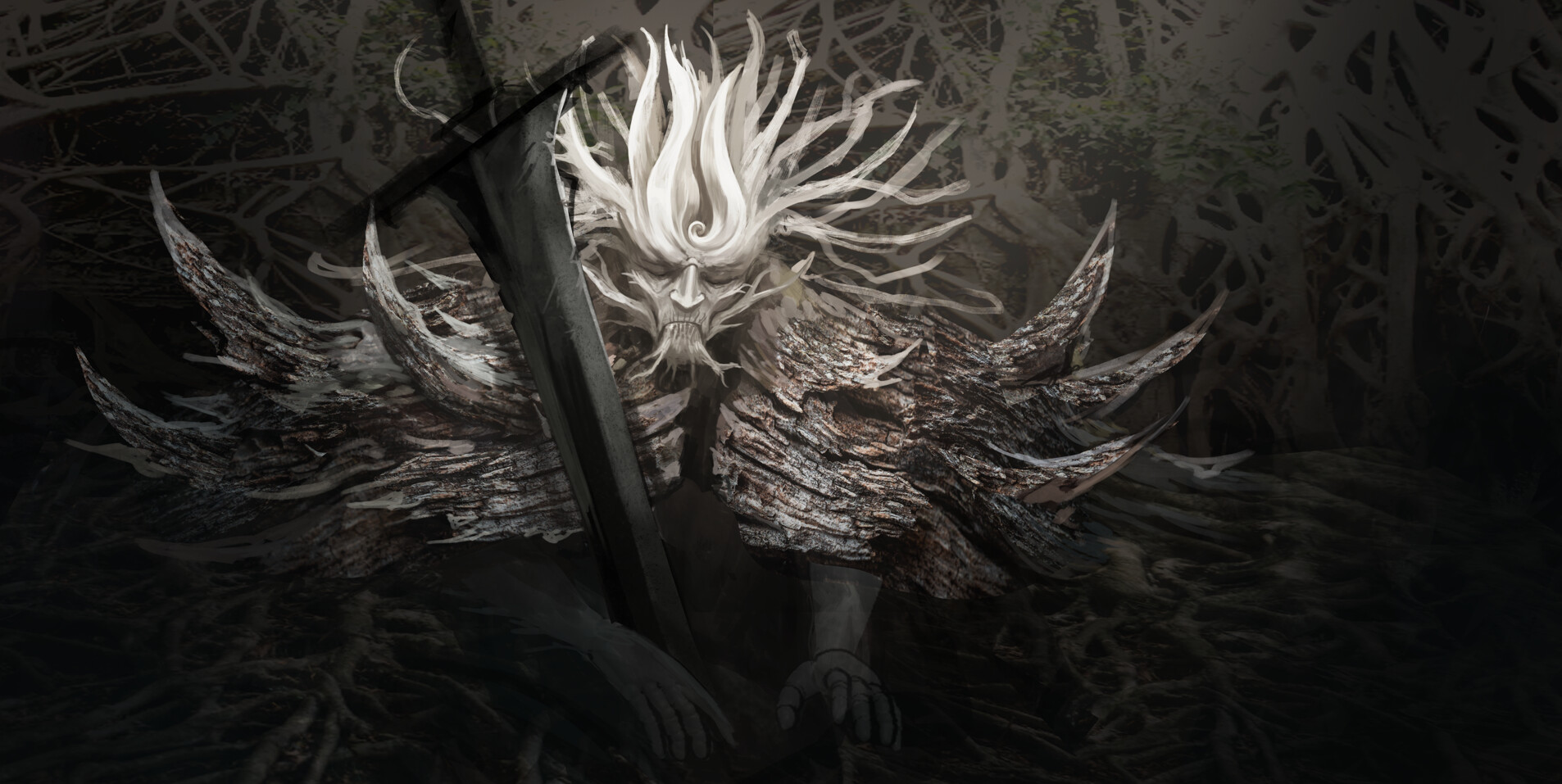 ArtStation - Forest Guard, sketch