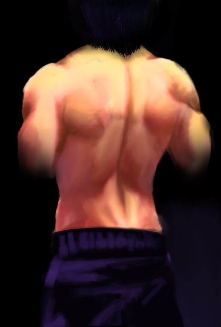 ArtStation - Back anatomy study