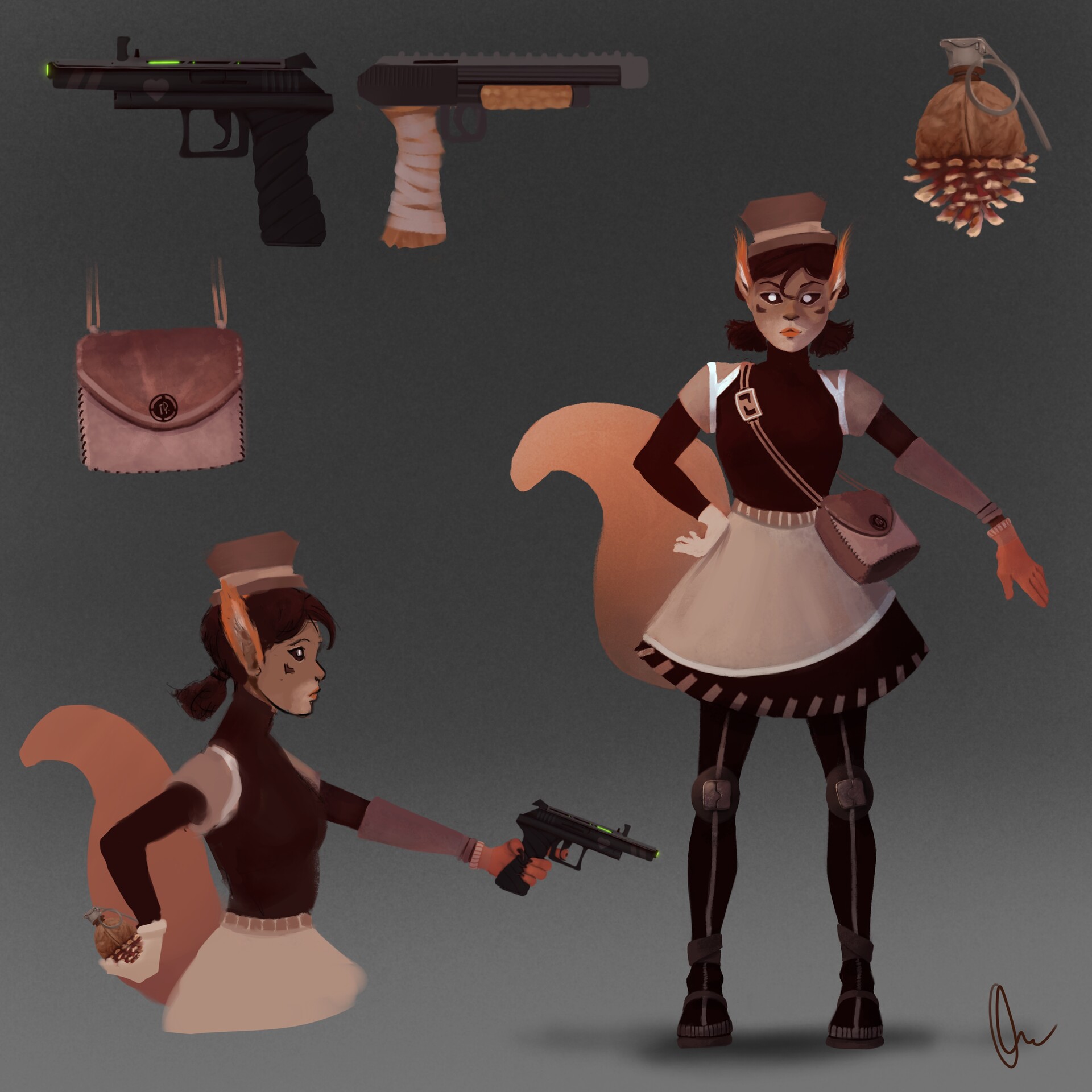 ArtStation - Squirrel concept art