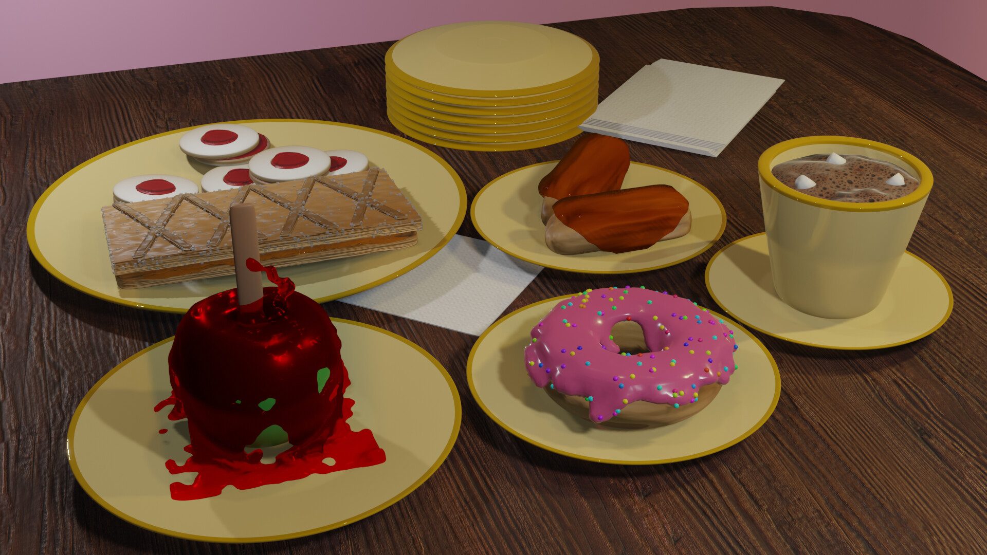 ArtStation - 3D pastry