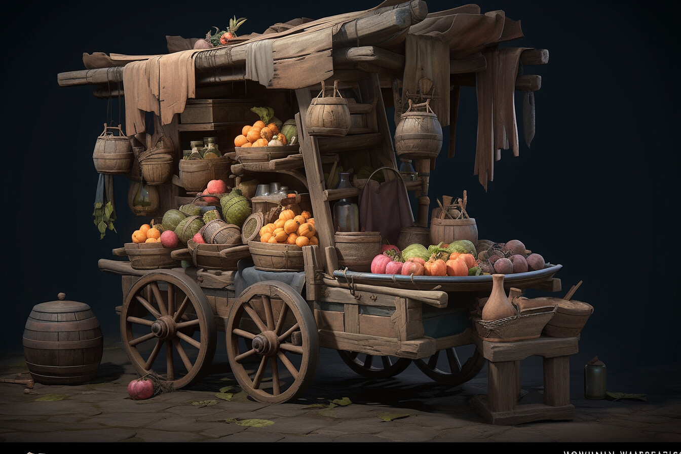ArtStation - Trading cart