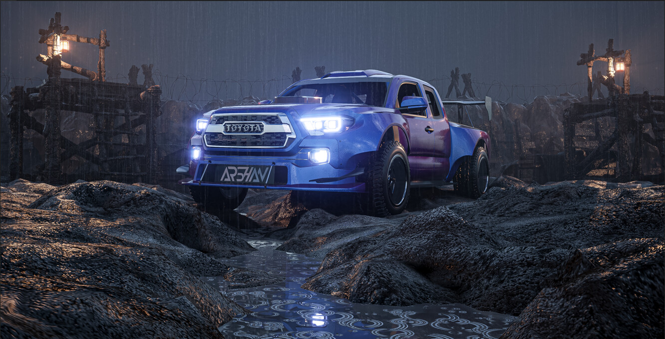 ArtStation - Toyota Truck Wide Body Kit