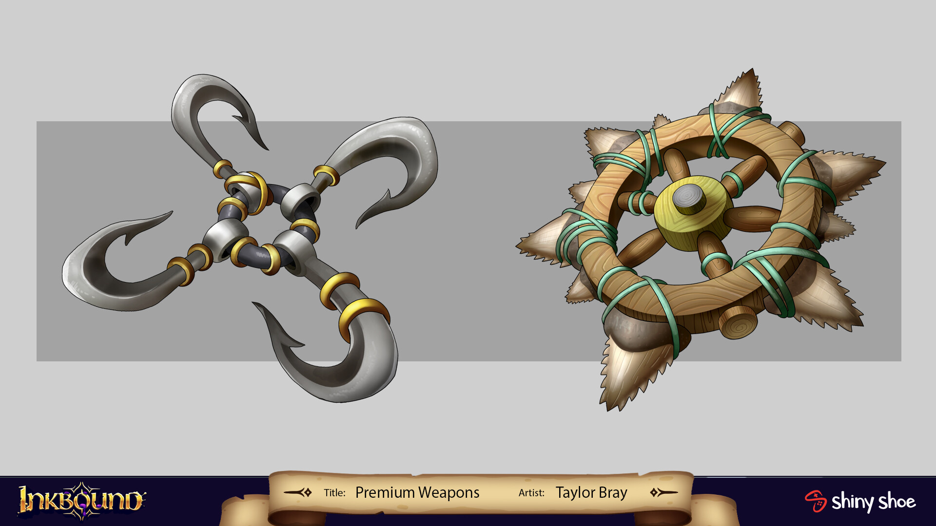 ArtStation - Premium Battle Pass Weapons for Inkbound