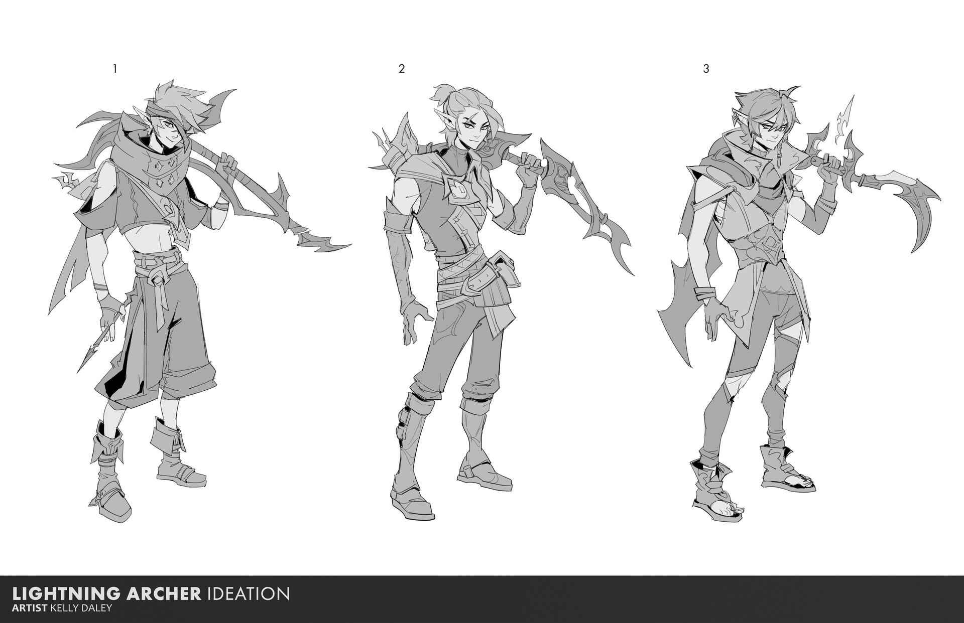 Kelly Daley Portfolio - Fantasy Character Lineup