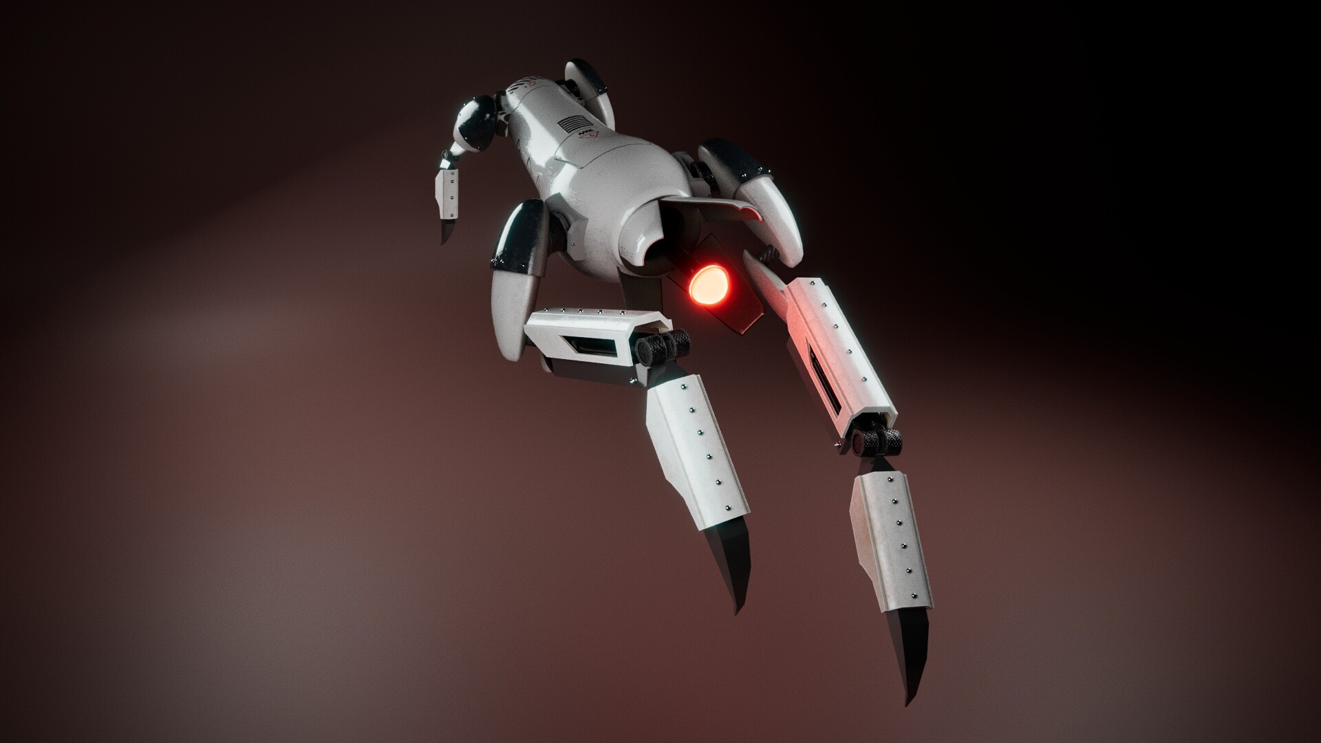 ArtStation - Quadroped Robot Enemy