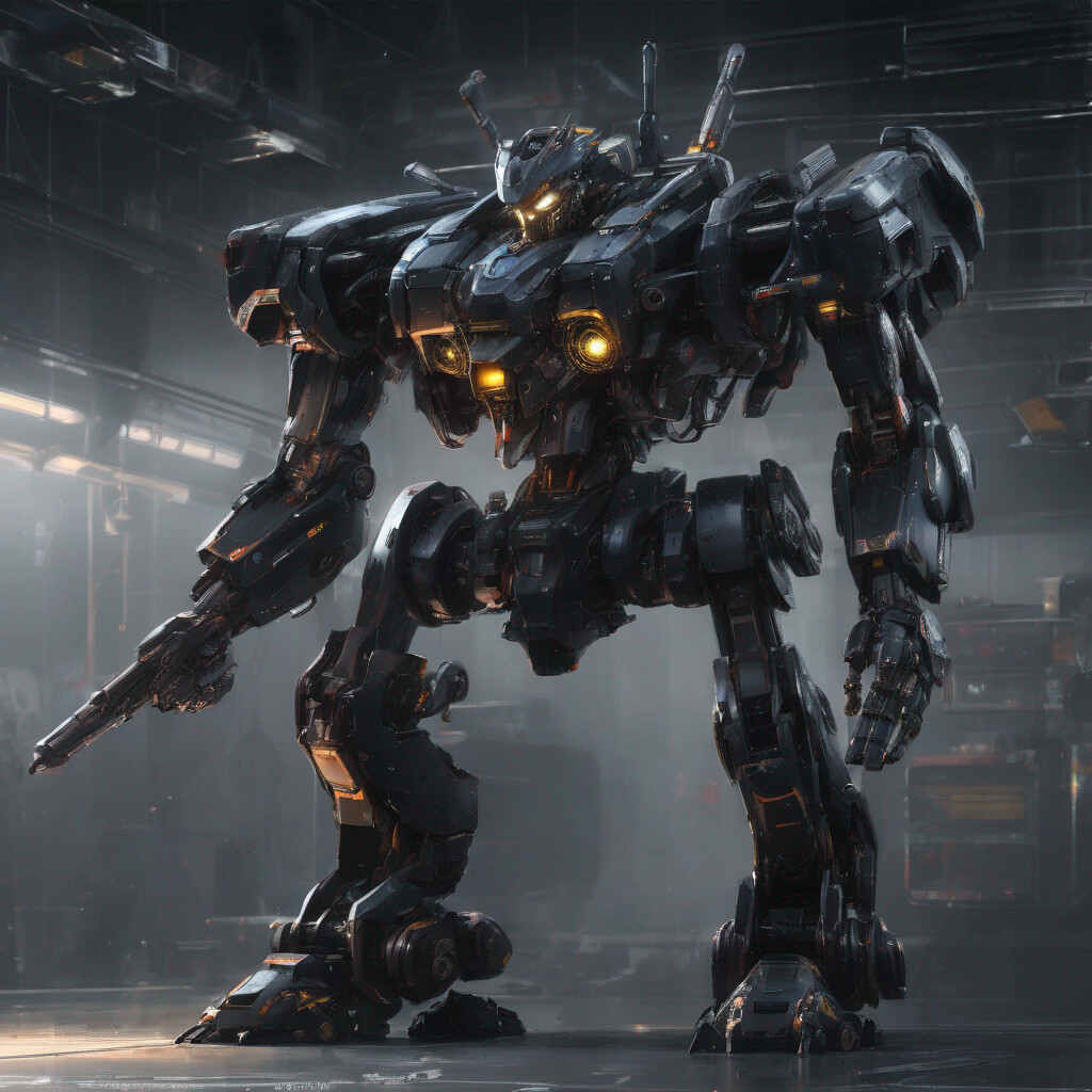 ArtStation - AcE city Battle Mech