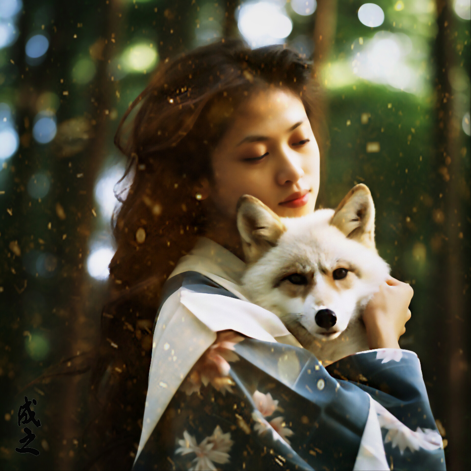 ArtStation - Uka-no-Mitama (Japanese goddess who controls a good harvest)