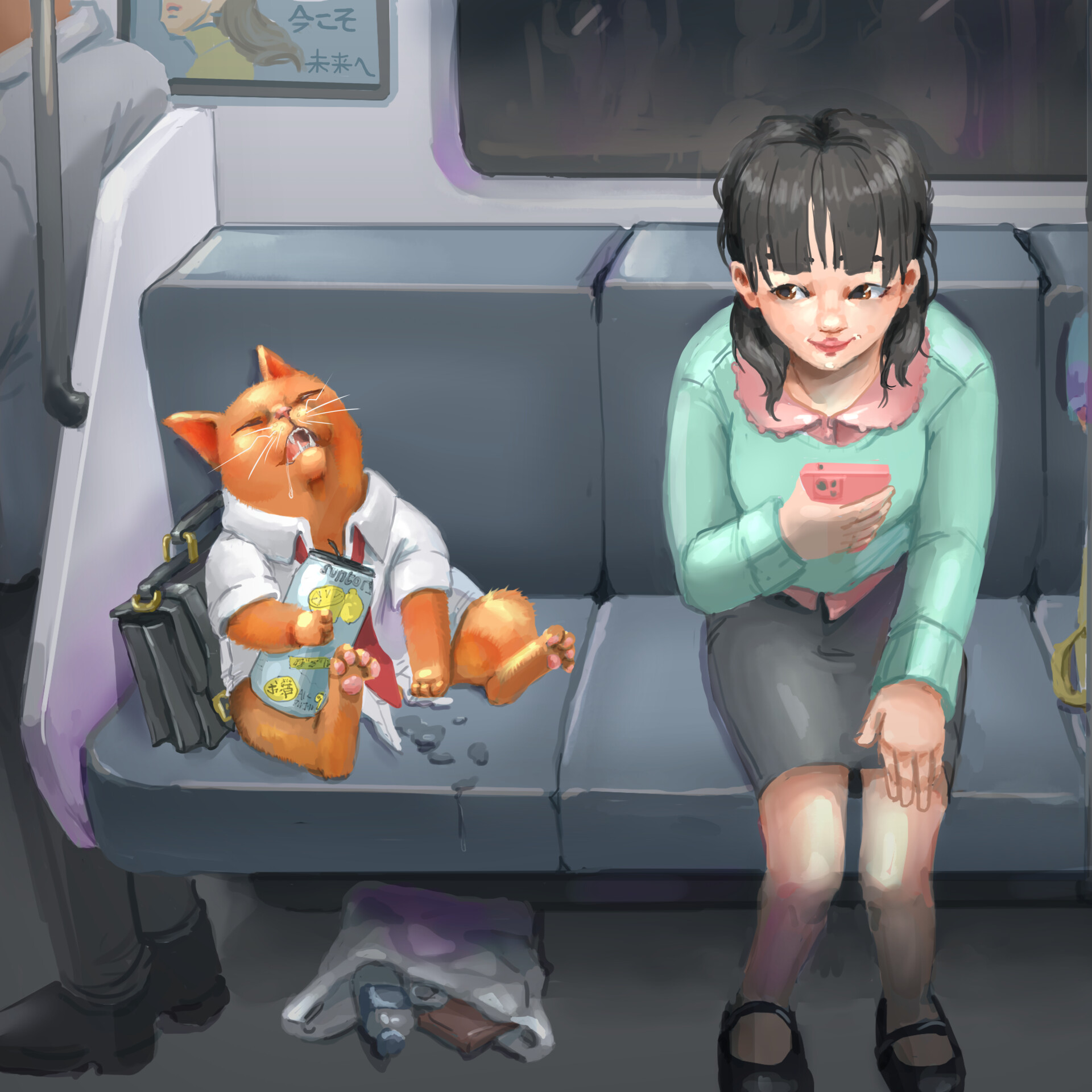 ArtStation - last train of the night