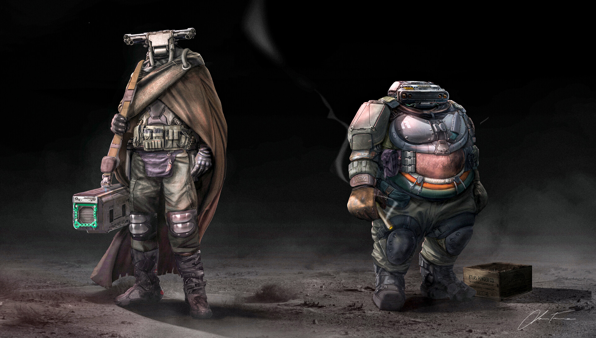 ArtStation - Chill desert mercenaries