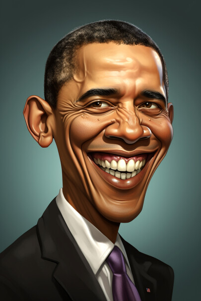 ArtStation - Obama laugh