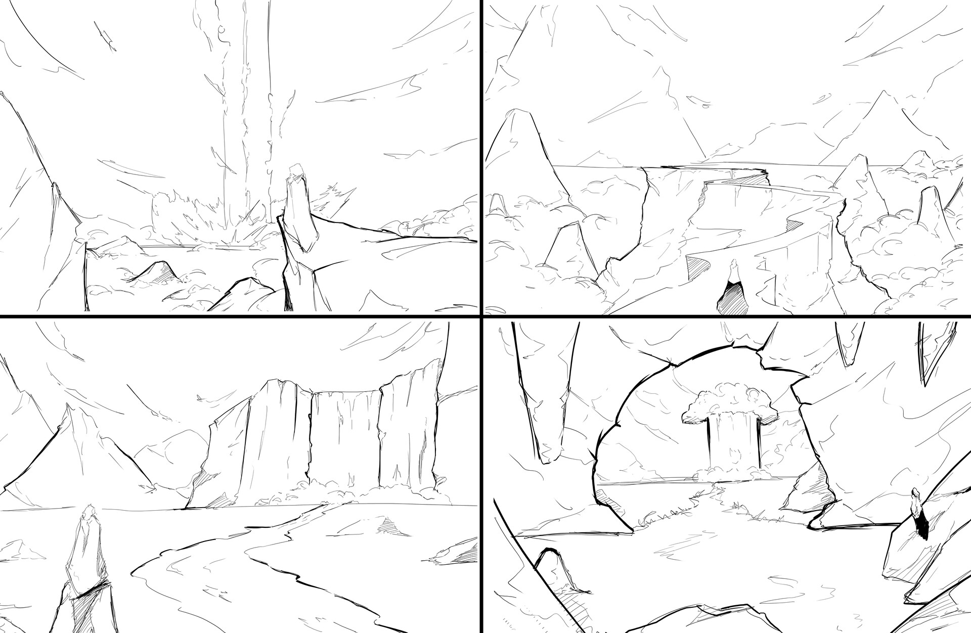 ArtStation - 4 Possible Environment Concept Design