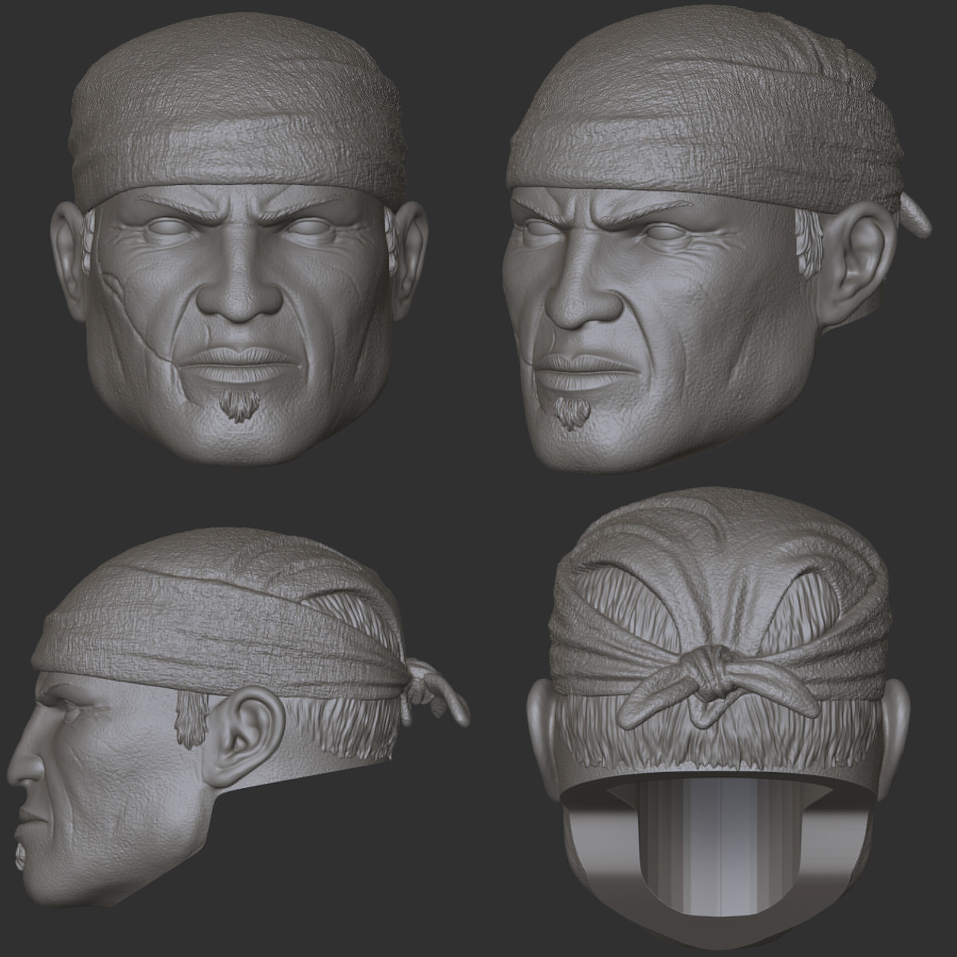 ArtStation - MARCUS FENIX HEAD