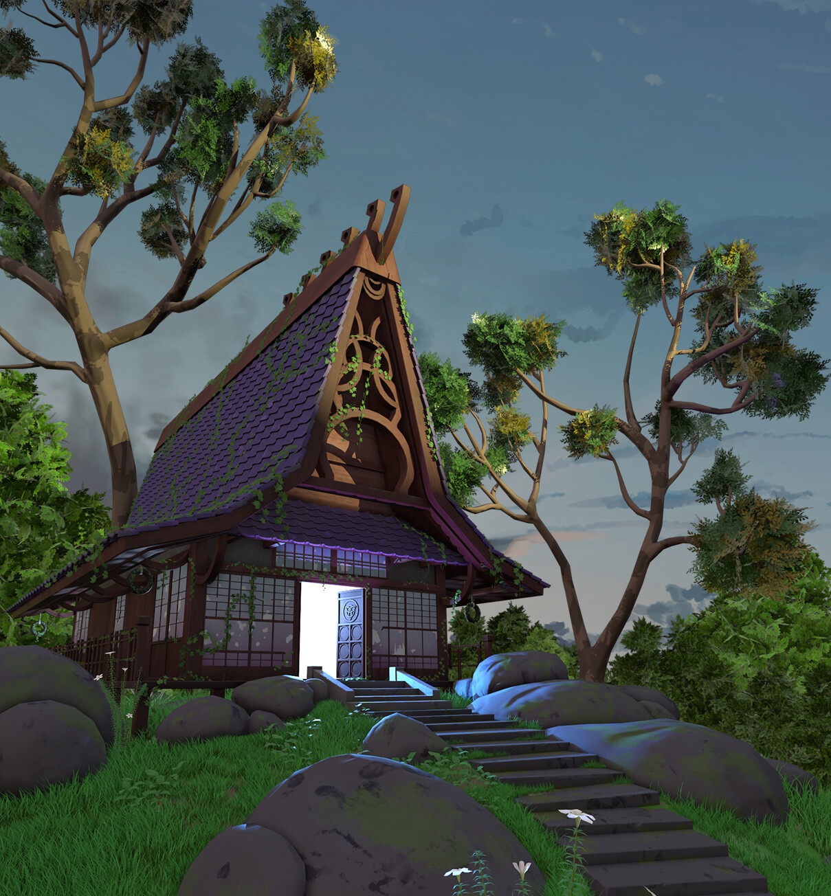 ArtStation - Haunted Temple