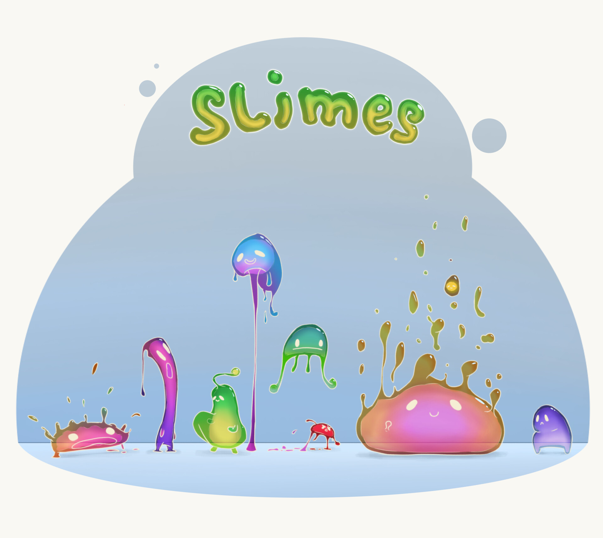 ArtStation - slimes