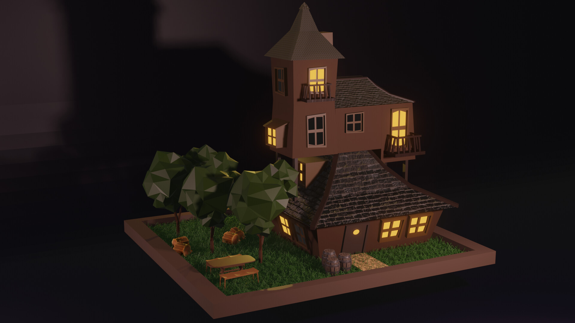 ArtStation - House in Blender