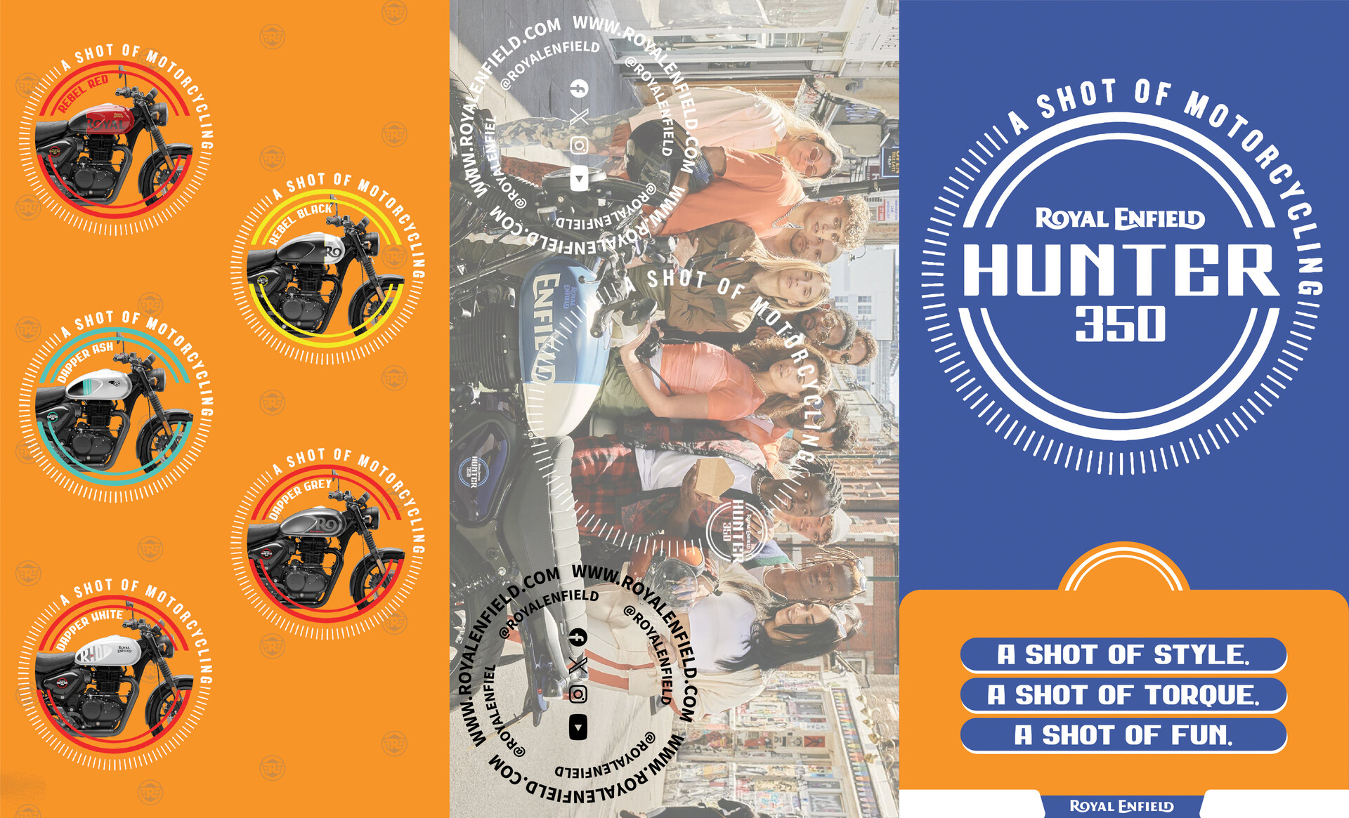 ArtStation - Royal Enfield HUNTER 350 Bike Brochure