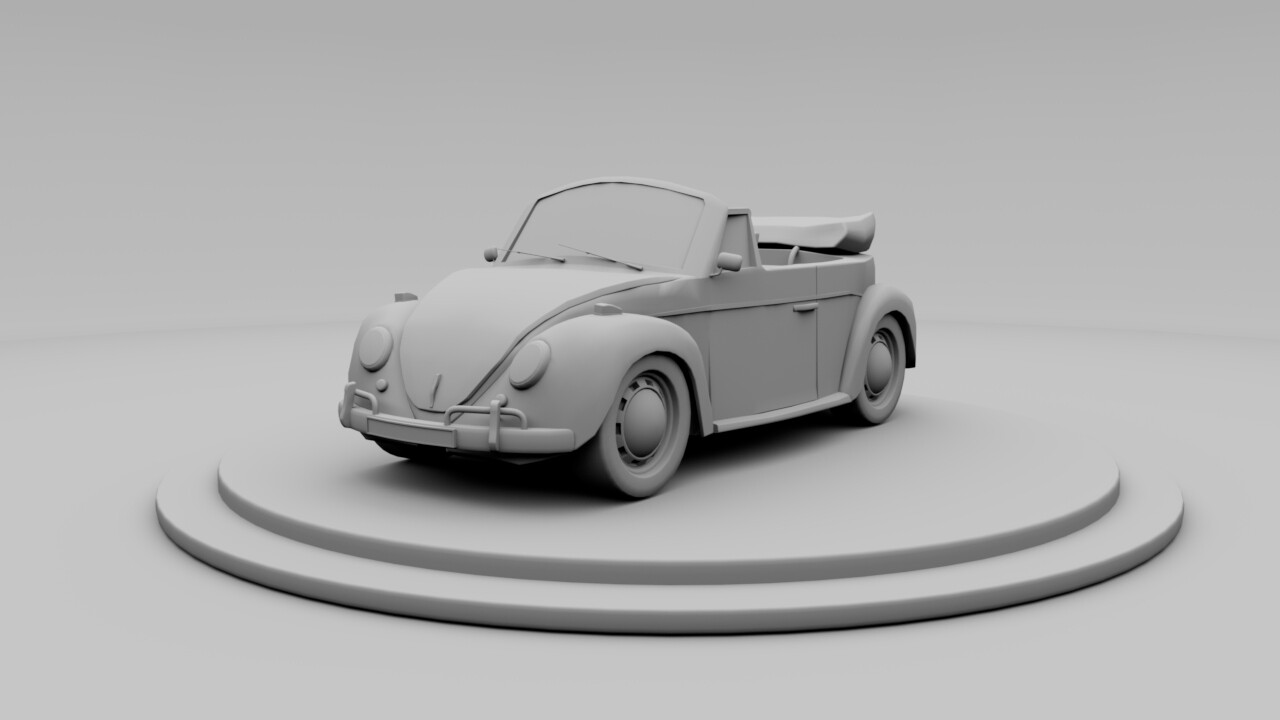 Hope English - 1st Generation Volkswagen Beetle - Hard Surface Model ...